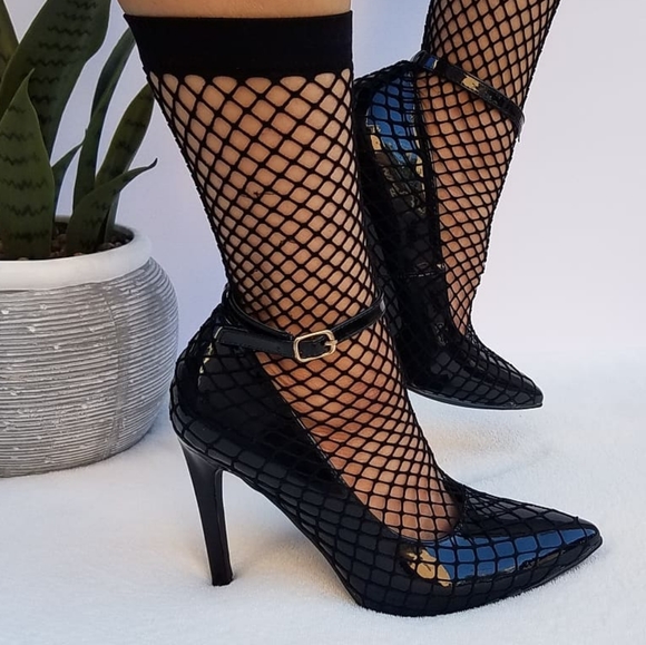 Cape Robbin | Shoes | Cape Robbin Gigi Fishnet Mary Jane Pumps | Poshmark